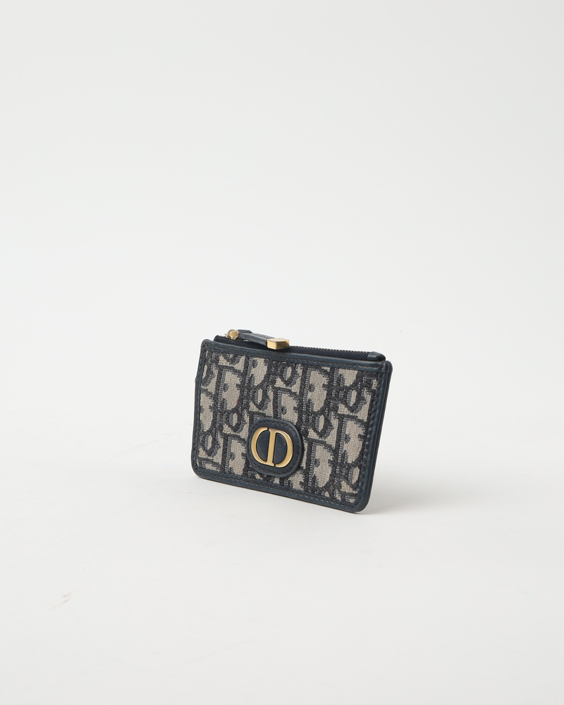 Vintage CHRISTIAN DIOR Oblique Coin Purse - A Retro Tale