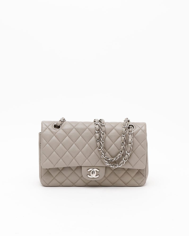 Vintage Chanel Classic Caviar Medium Double Flap Bag - A Retro Tale