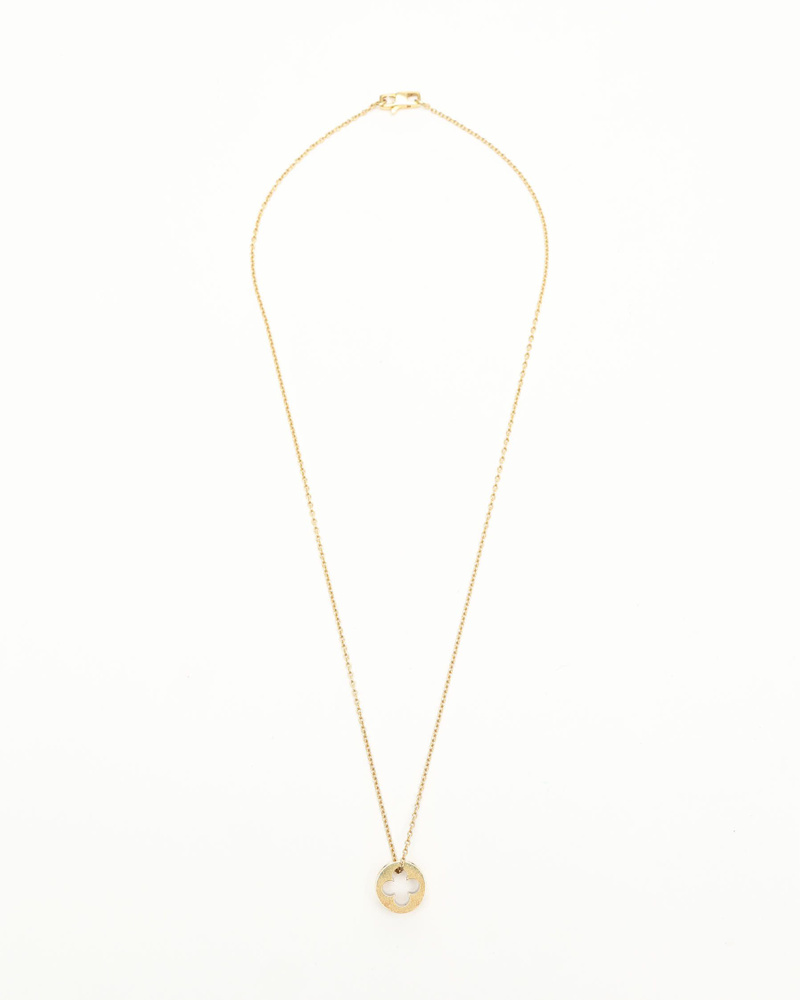 Vintage Louis Vuitton Pandantif Empreinte Yellow Gold Necklace - A ...
