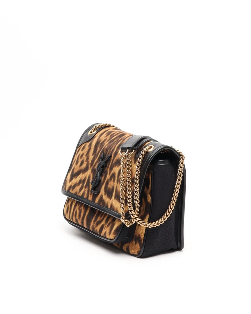 Vintage Saint Laurent Baby Niki Leopard Bag - A Retro Tale