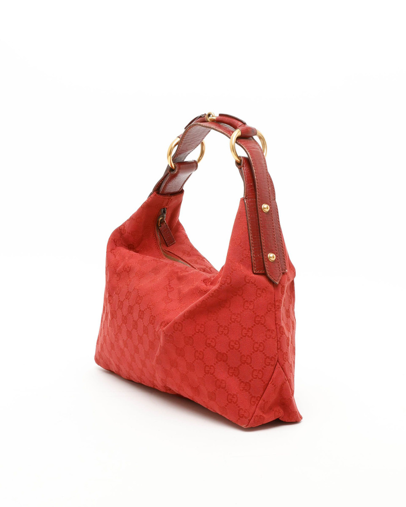 Vintage Gucci GG Horsebit Shoulder Bag - A Retro Tale