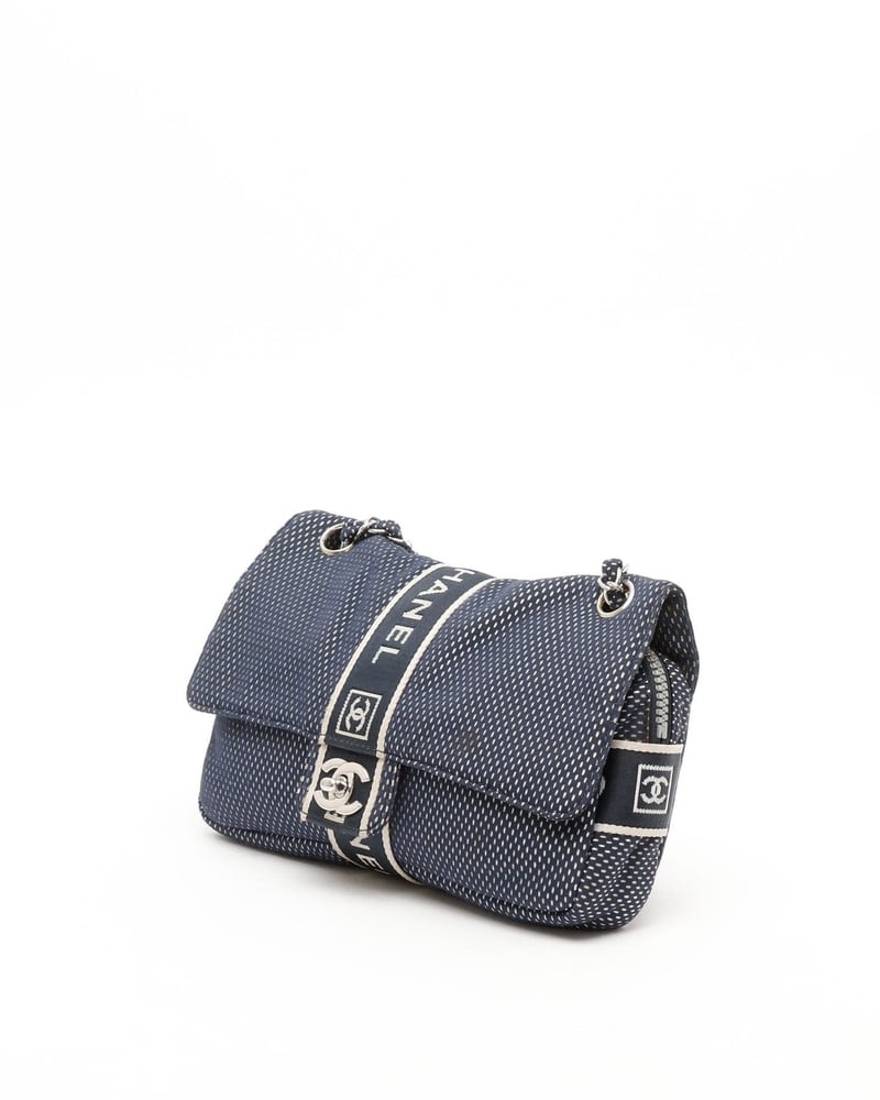 Vintage Chanel Sport Ligne Single Flap Bag - A Retro Tale