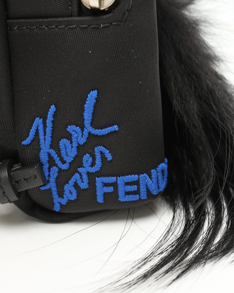 Vintage Fendi Karl Lagerfeld Mini Backpack Bag Charm - A Retro Tale