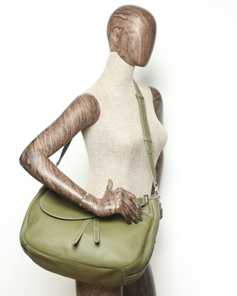 Vintage Christian Dior Soft Homme Saddle Bag Large - A Retro Tale