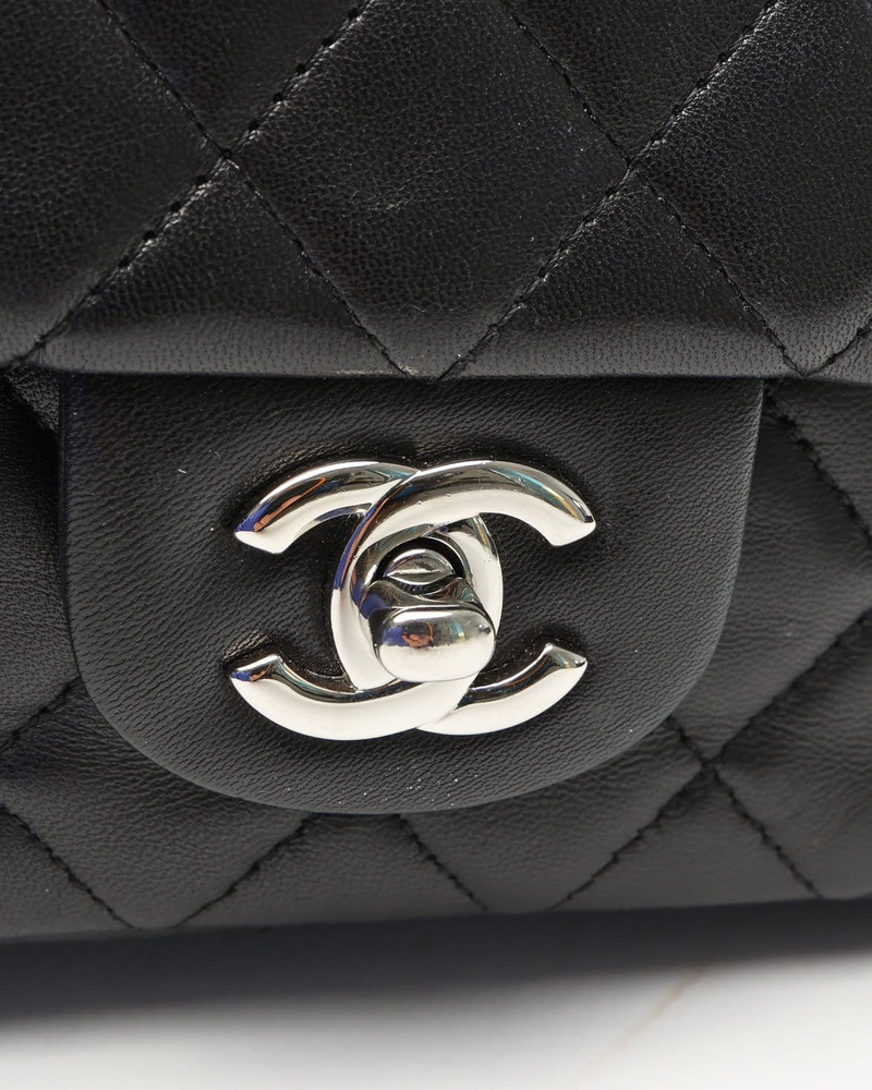 Vintage Chanel Classic Mini Rectangular Single Flap Bag - A Retro Tale