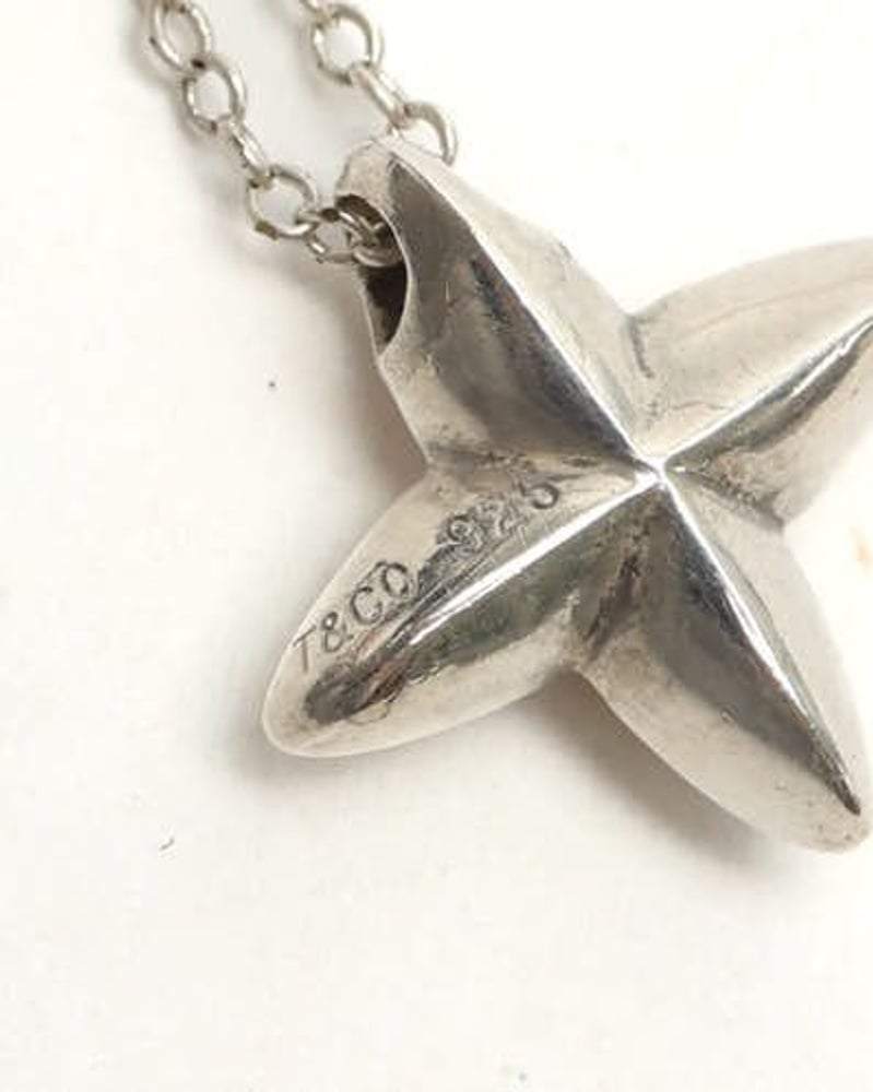 Vintage Tiffany & Co Silver Star Necklace - A Retro Tale
