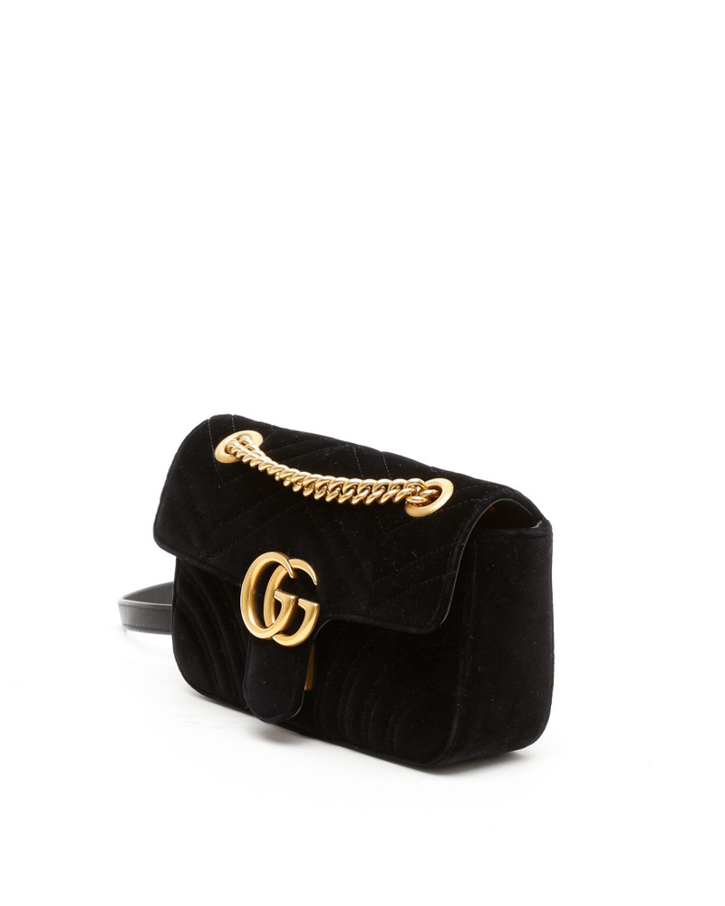 Vintage Gucci Small Velvet Marmont Bag - A Retro Tale
