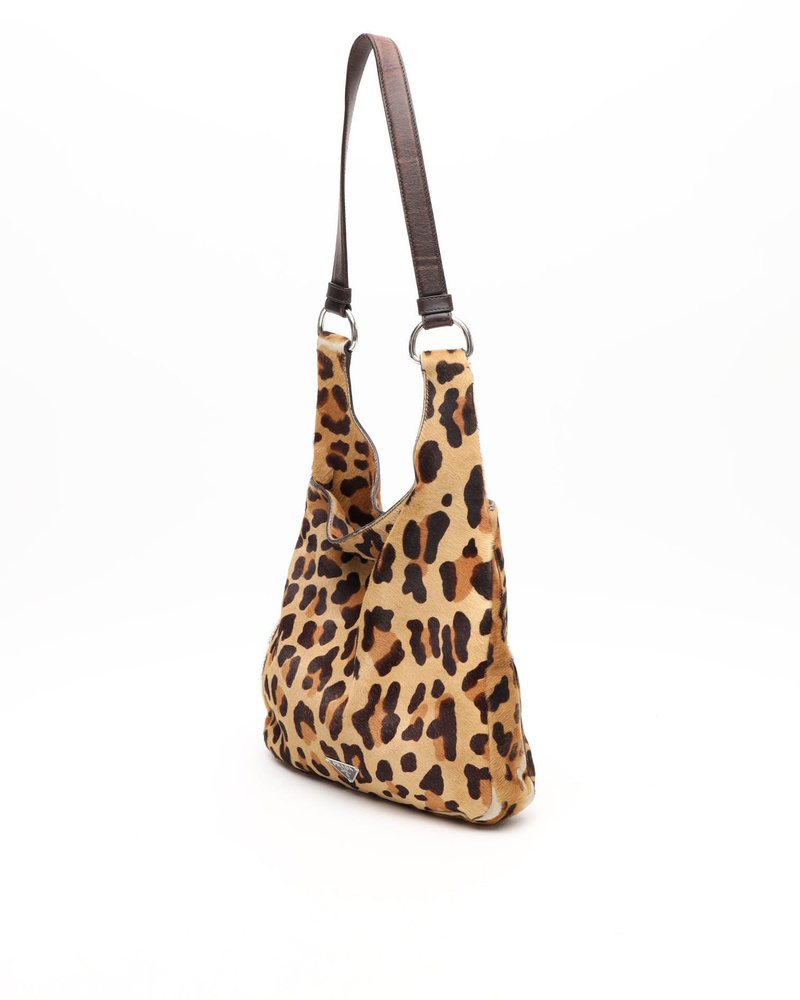 Vintage Prada Leopard Shoulder Bag - A Retro Tale