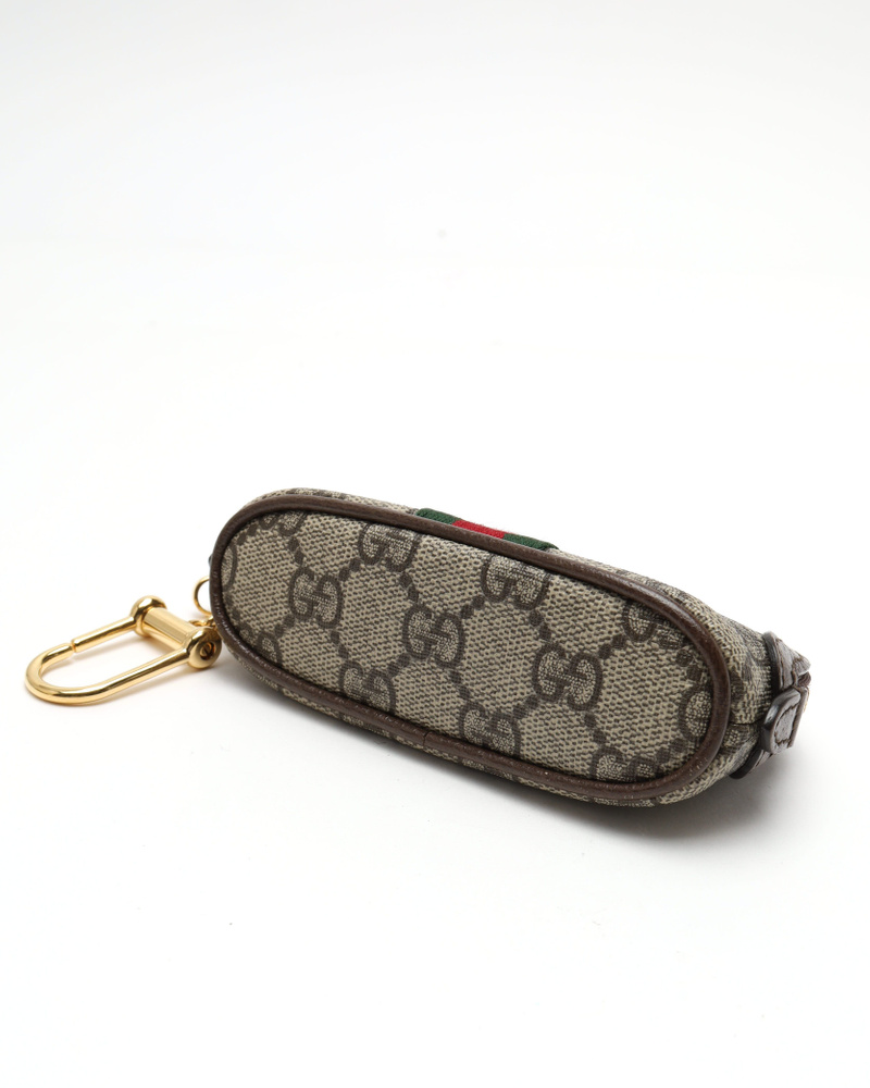 Vintage Gucci GG Supreme Monogram Ophidia Key Pouch - A Retro Tale