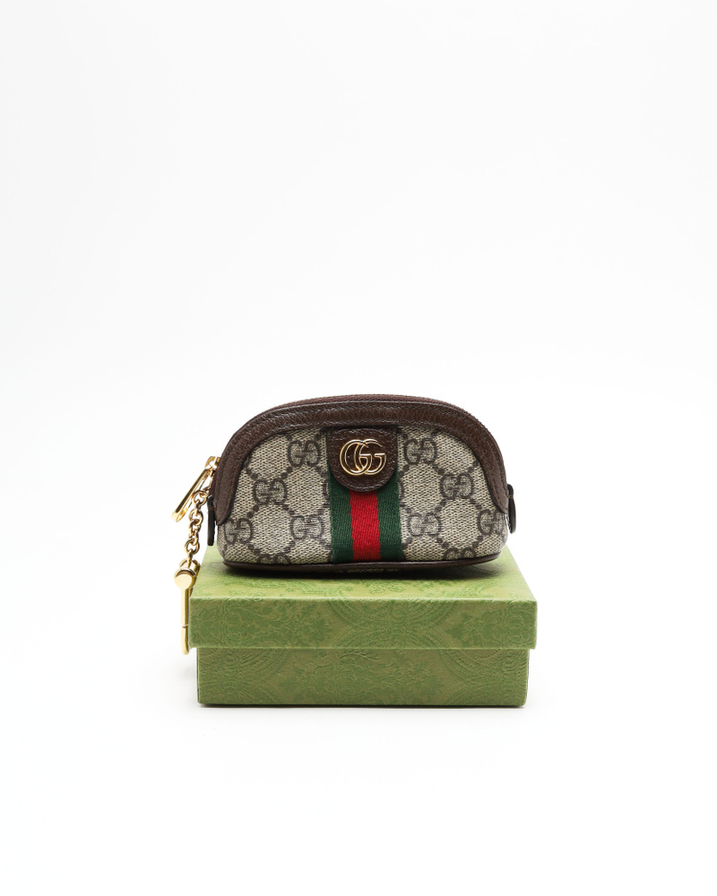 Vintage Gucci GG Supreme Monogram Ophidia Key Pouch - A Retro Tale