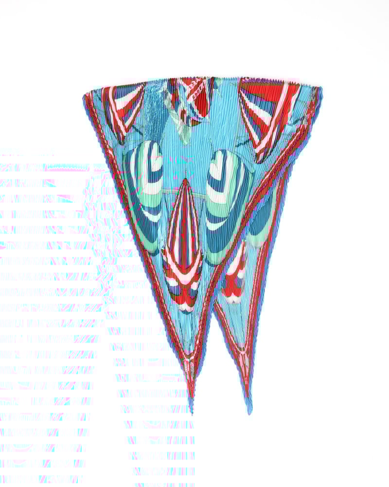 Vintage Hermès 140 Pleated Silk Scarf - A3938866