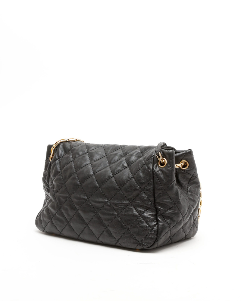 Vintage Chanel Chain Accordion Flap Bag - 842-25620