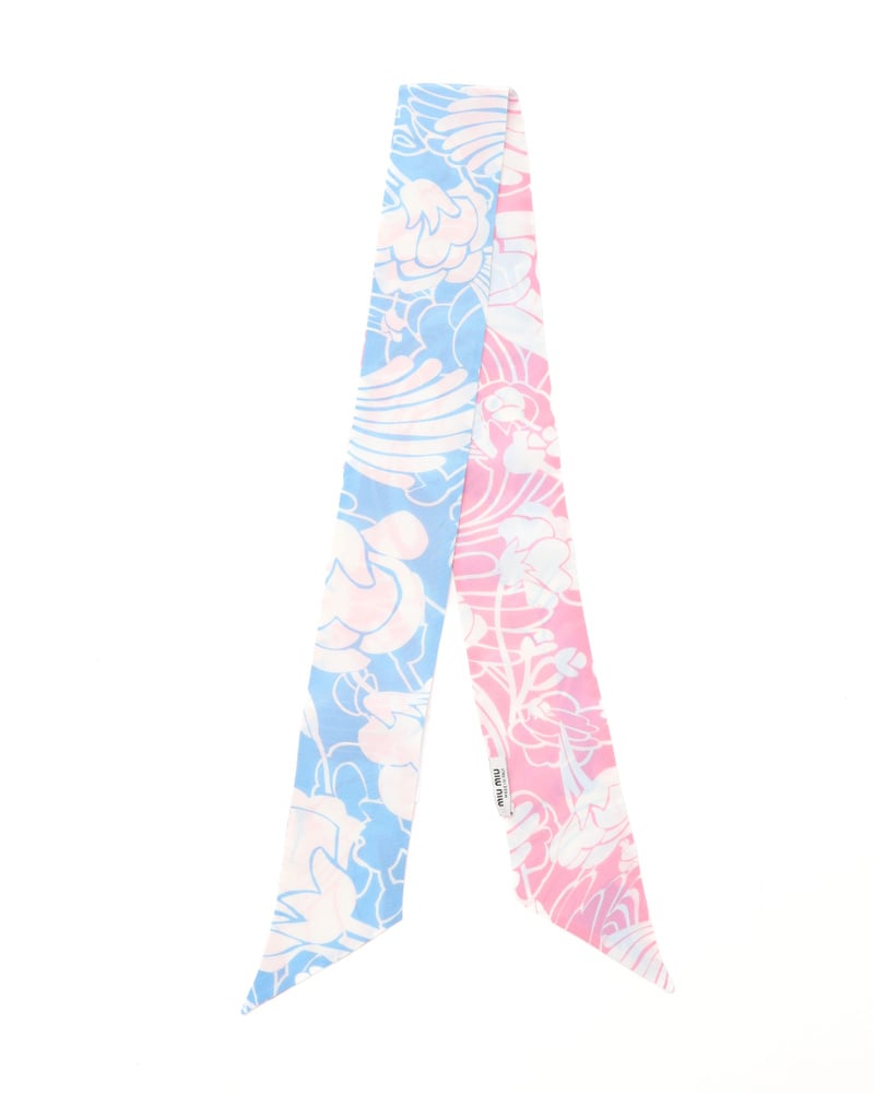 Vintage MIU MIU Silk Twilly Scarf Accessory - SB001256