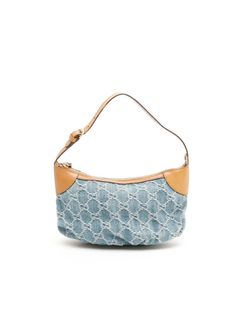 Vintage Gucci GG Denim Bag Classic - 843-34743