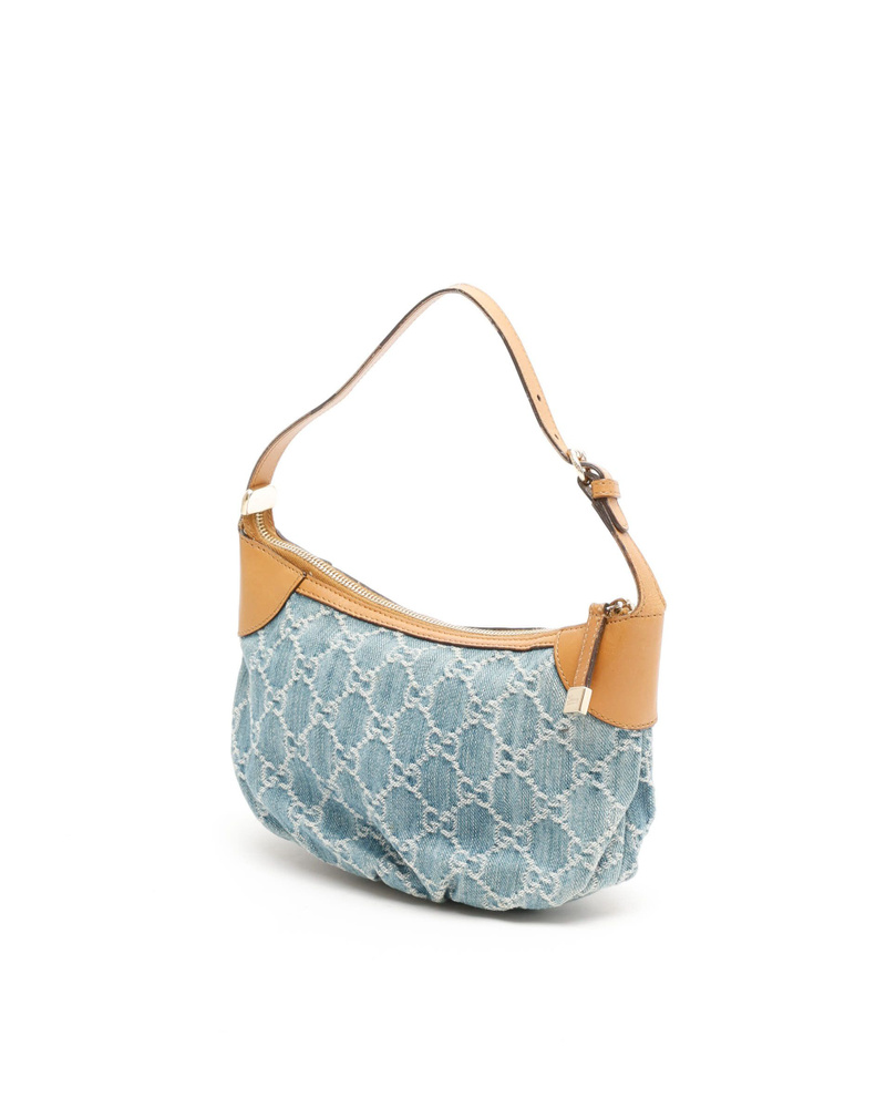 Vintage Gucci GG Denim Bag Classic - 843-34743