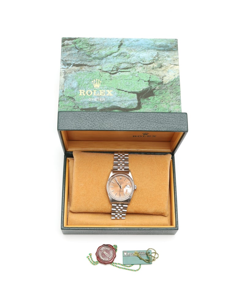 Vintage Rolex Datejust 36mm Rare Tropical 2000 Watch - A4047173