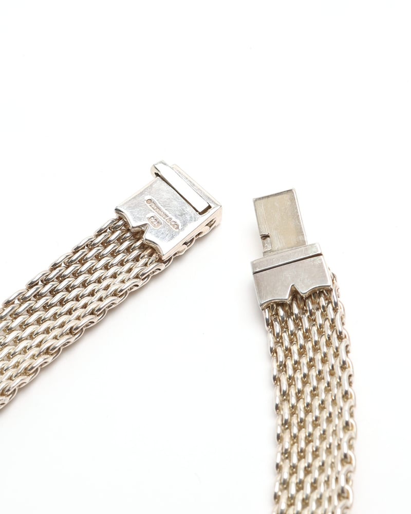 Vintage Tiffany & Co Somerset Silver Necklace - WZ582211