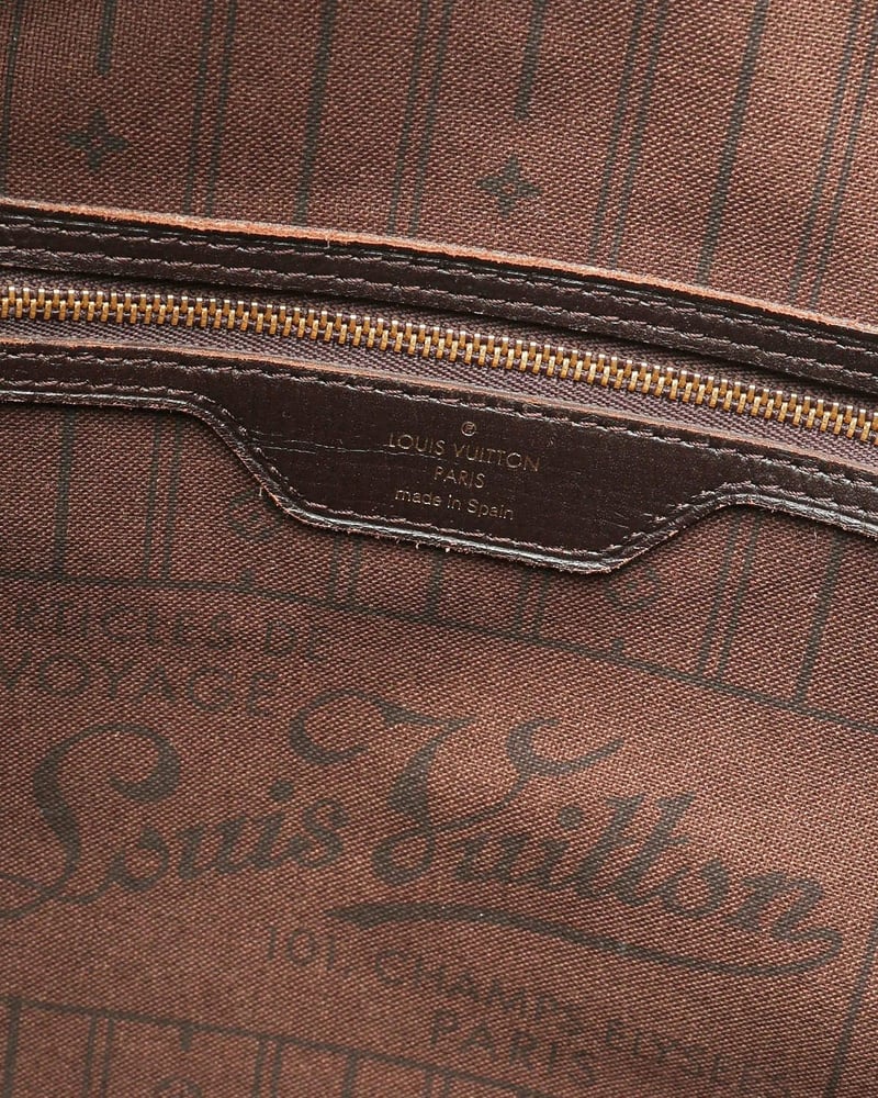 Vintage Louis Vuitton Neverfull Idylle Monogram Mini Lin MM Tote Bag ...