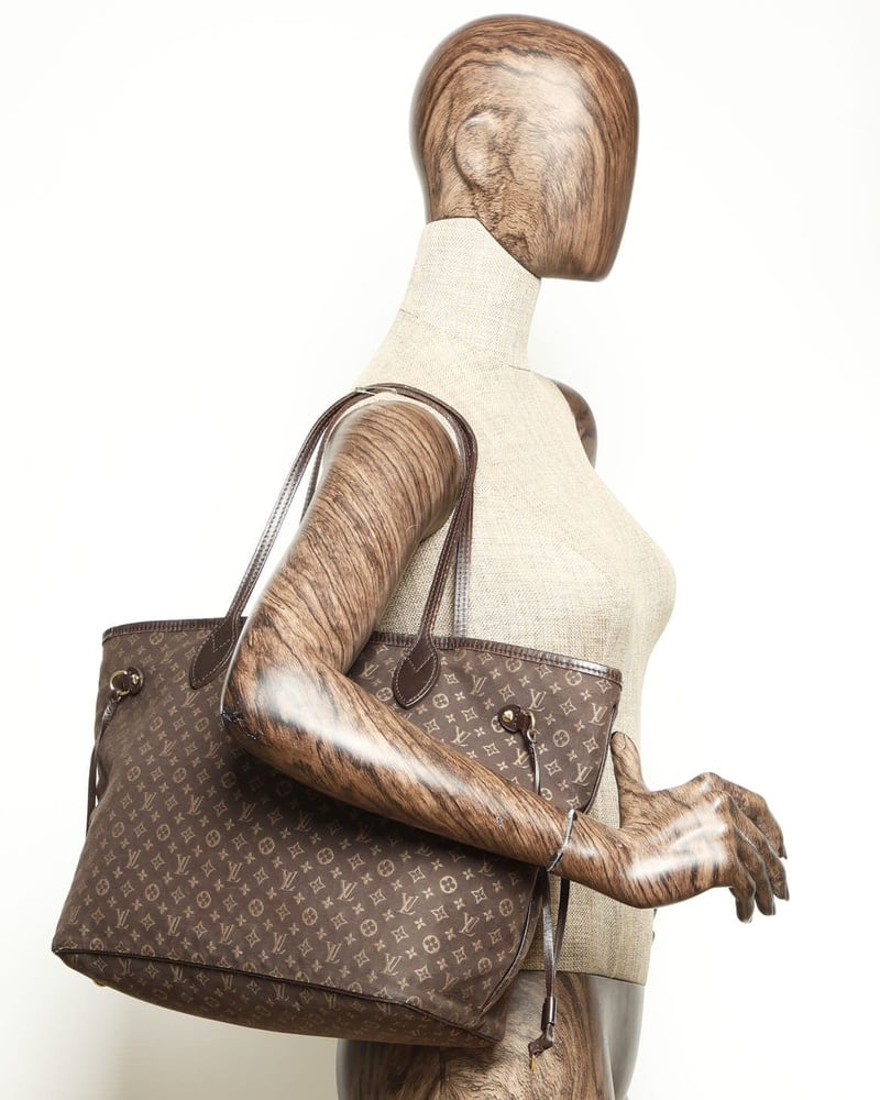 Vintage LOUIS VUITTON Neverfull Idylle Monogram Mini Lin Taschen - A ...