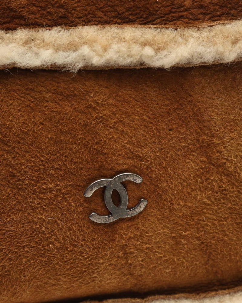 Vintage Chanel CC Mouton Shoulder Bag - 845-23458