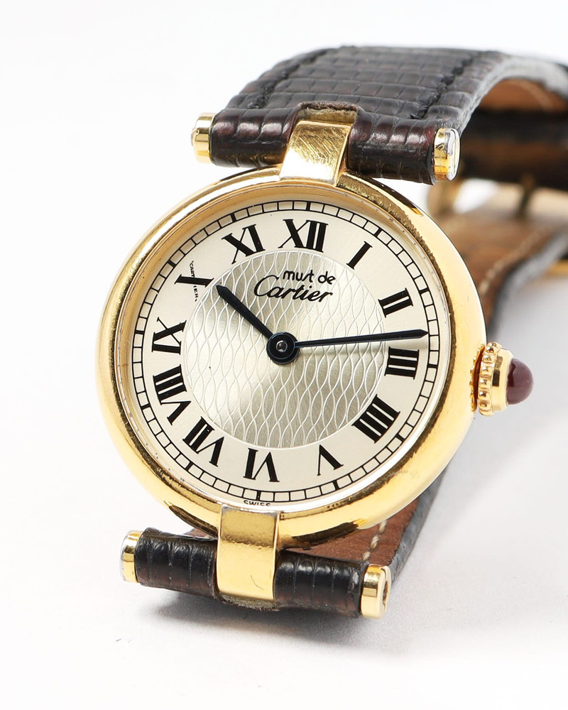 Vintage Cartier Vendome 24mm 150th Anniversary klokke - A Retro Tale