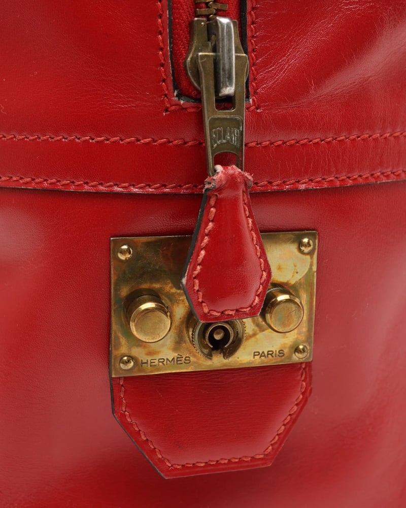 Vintage Hermès Box Plume 45 Weekend Bag - 2250007182959