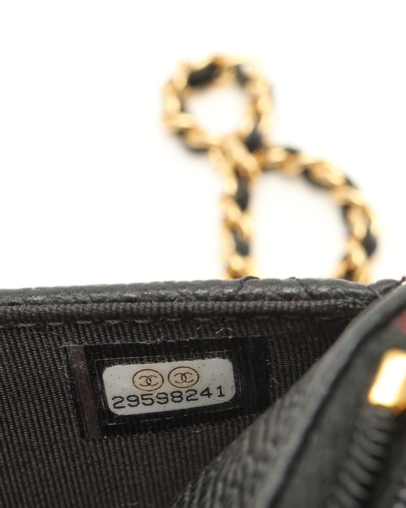 Vintage Chanel Caviar Wallet On Chain Bag - 2250006692275