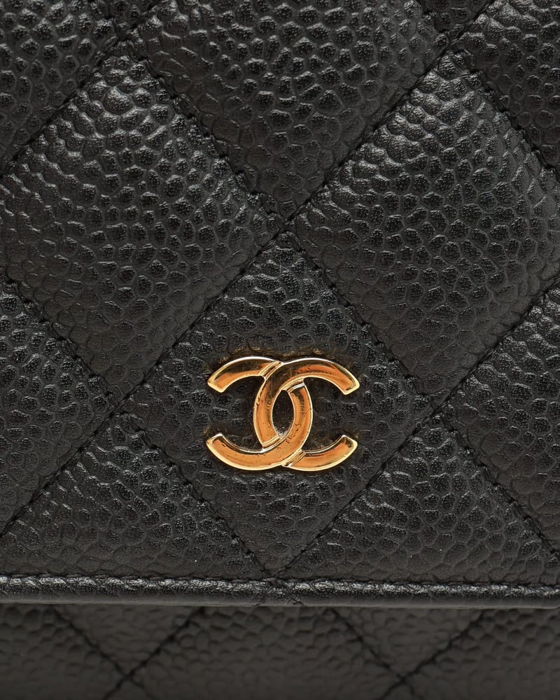 Vintage Chanel Caviar Wallet On Chain Bag - 2250006692275