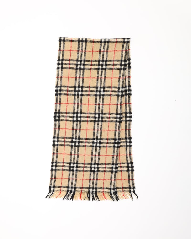 Vintage Burberry Nova Check Wollschal - A Retro Tale