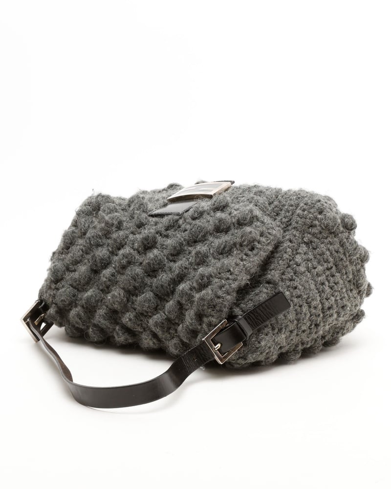 Vintage Fendi Tweed Mamma Bag - 847-38550