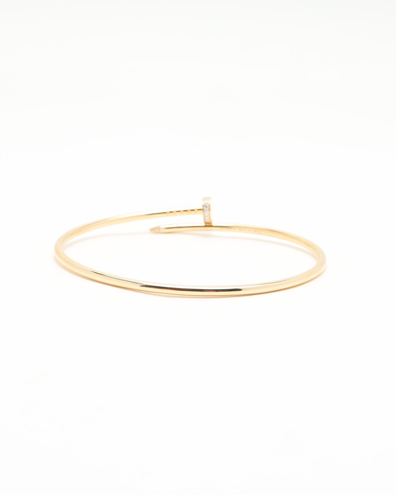 Vintage Cartier Juste un Clou Bracelet Small with Diamonds - WZ597454