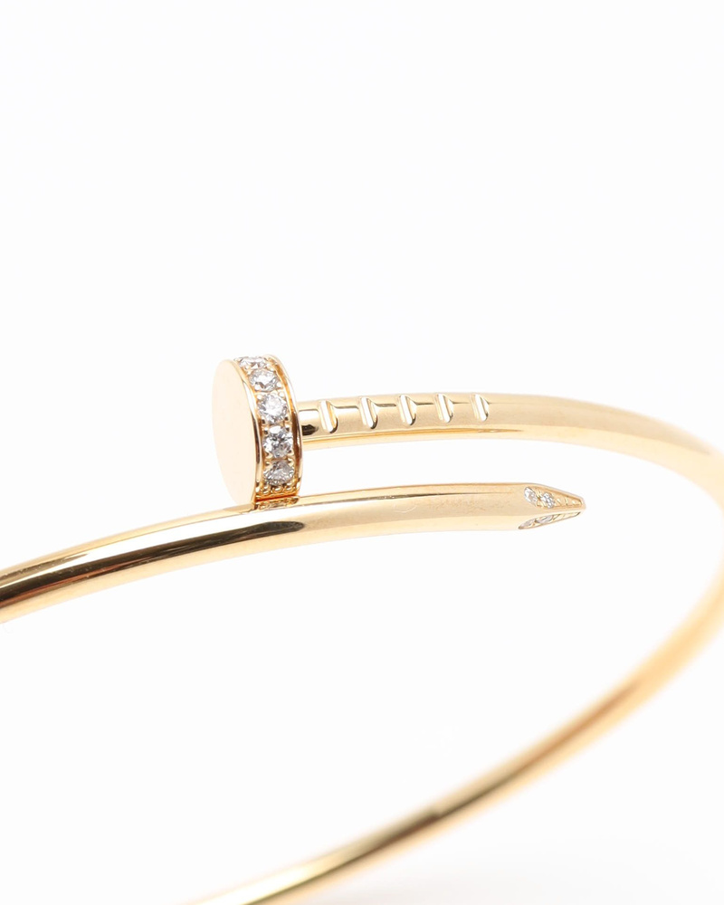 Vintage Cartier Juste un Clou Bracelet Small with Diamonds - WZ597454