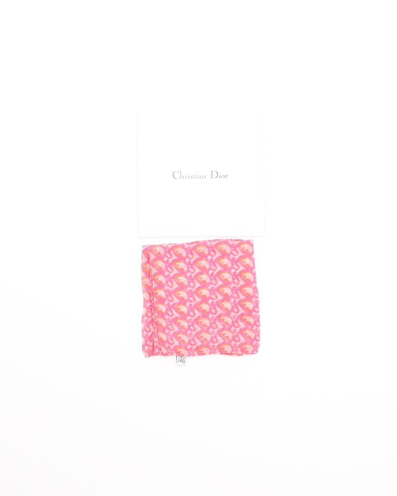Vintage Christian Dior Oblique Silk Scarf - 846-33194 - A Retro Tale