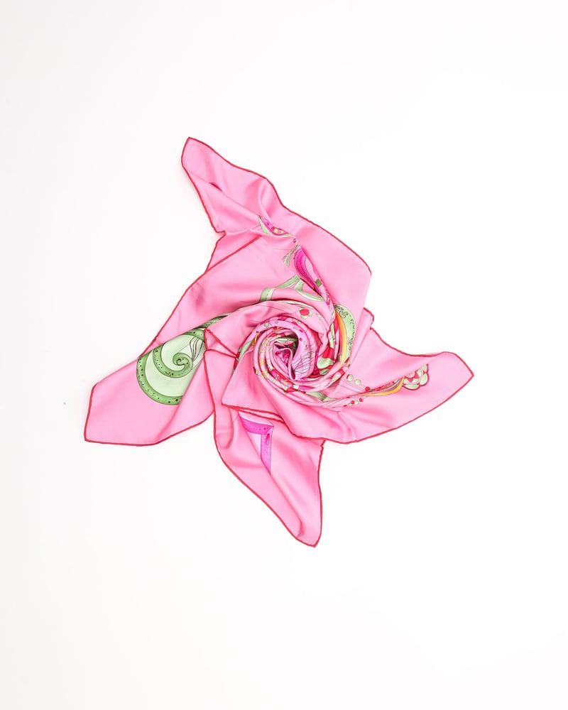 Vintage Hermès 90 silkesjal - A Retro Tale - K251203215716