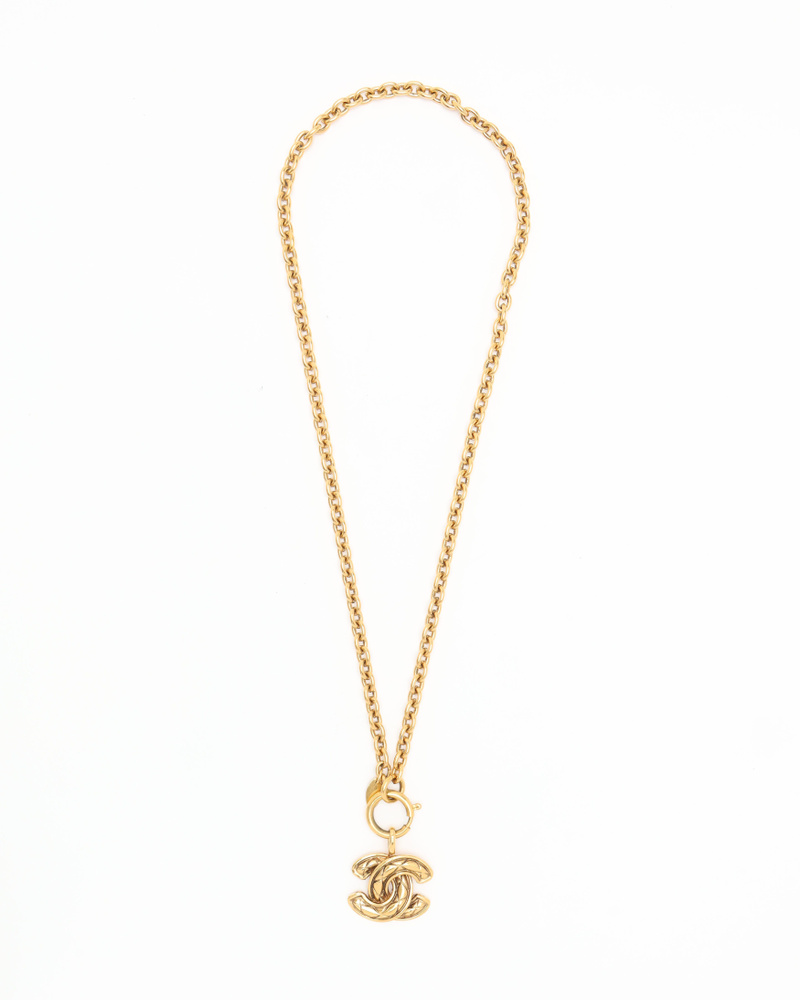 Vintage Chanel Coco Mark Necklace - 846-32613