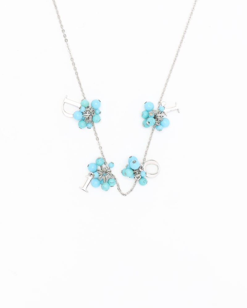 Vintage Christian Dior Logo Necklace - 2250006664050