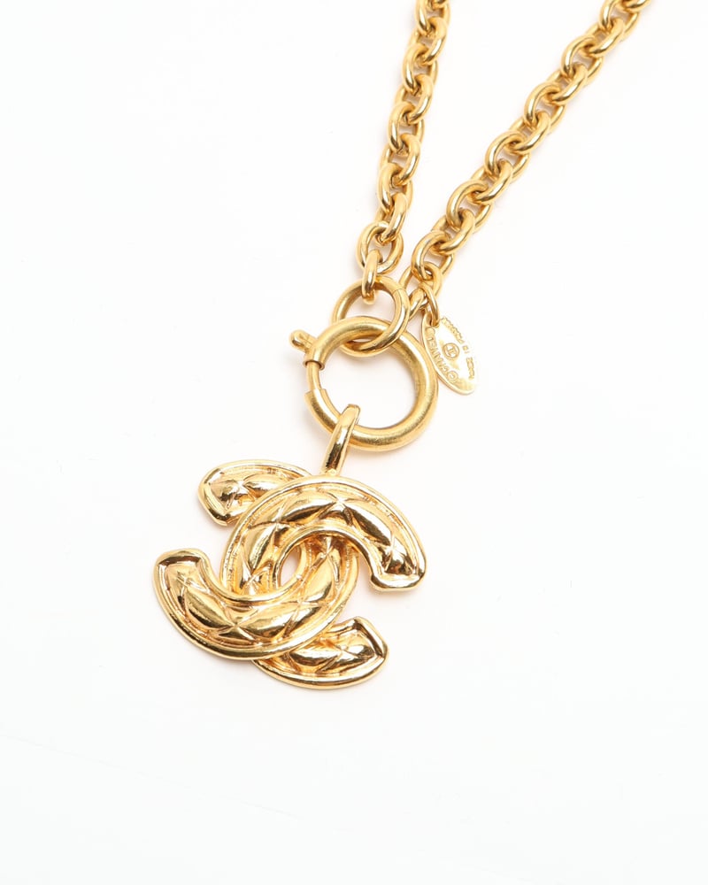 Vintage Chanel Coco Mark Necklace - 845-46091
