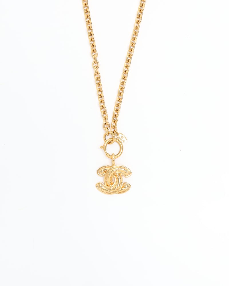 Vintage Chanel Coco Mark Necklace - 845-46091