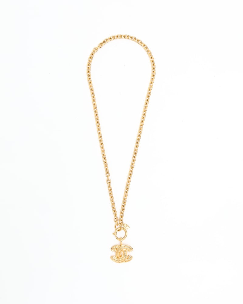 Vintage Chanel Coco Mark Necklace - 845-46091