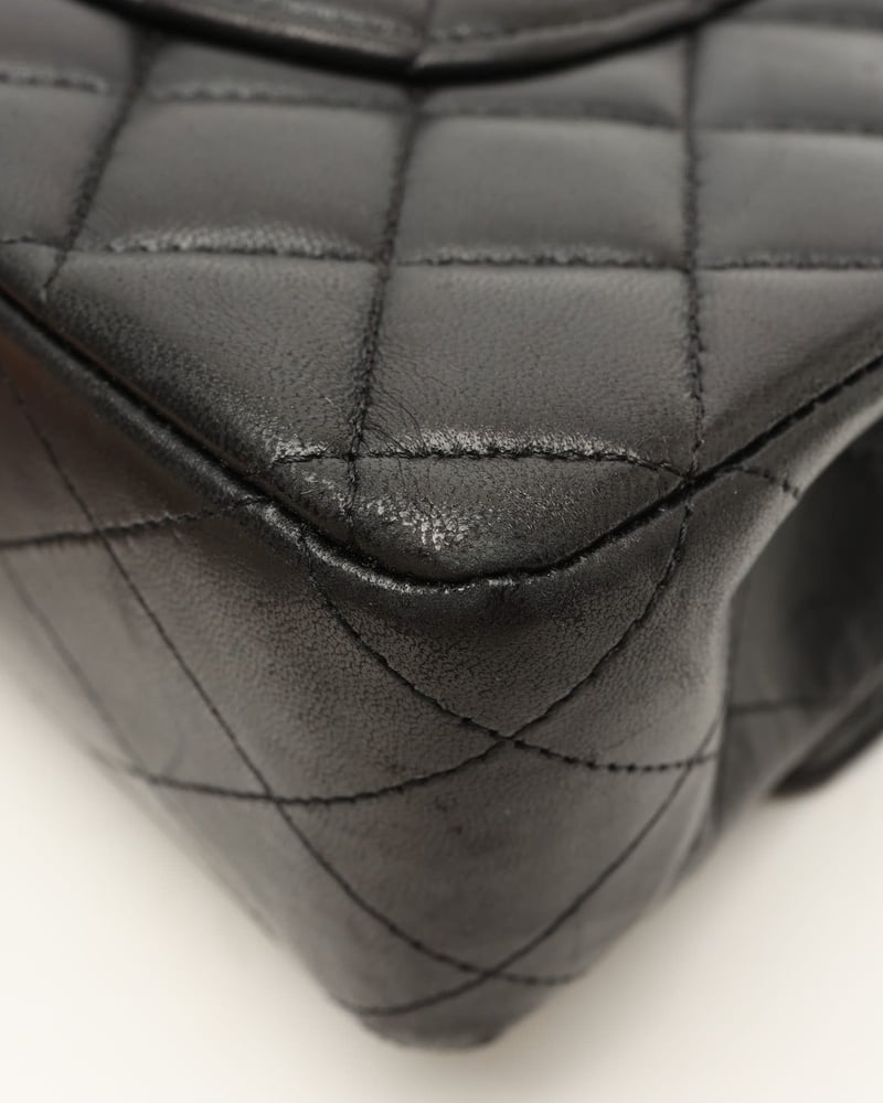 Vintage Chanel Medium Lambskin Quilted Classic Double Flap Bag - 849-26957