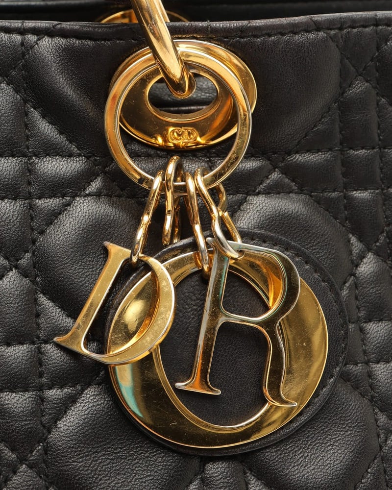 Vintage Christian Dior Large Lady Dior Bag - SB002026