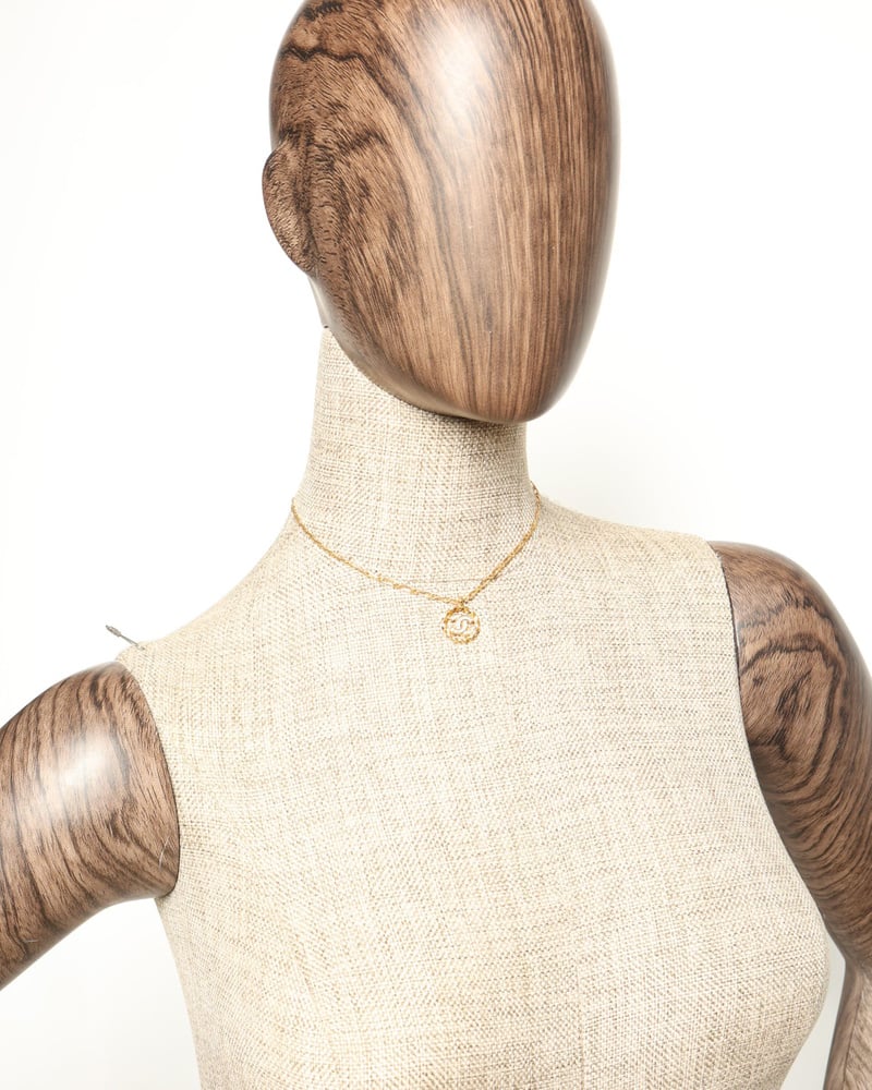 Vintage Chanel Coco Mark Rhinestone Necklace - 845-30269