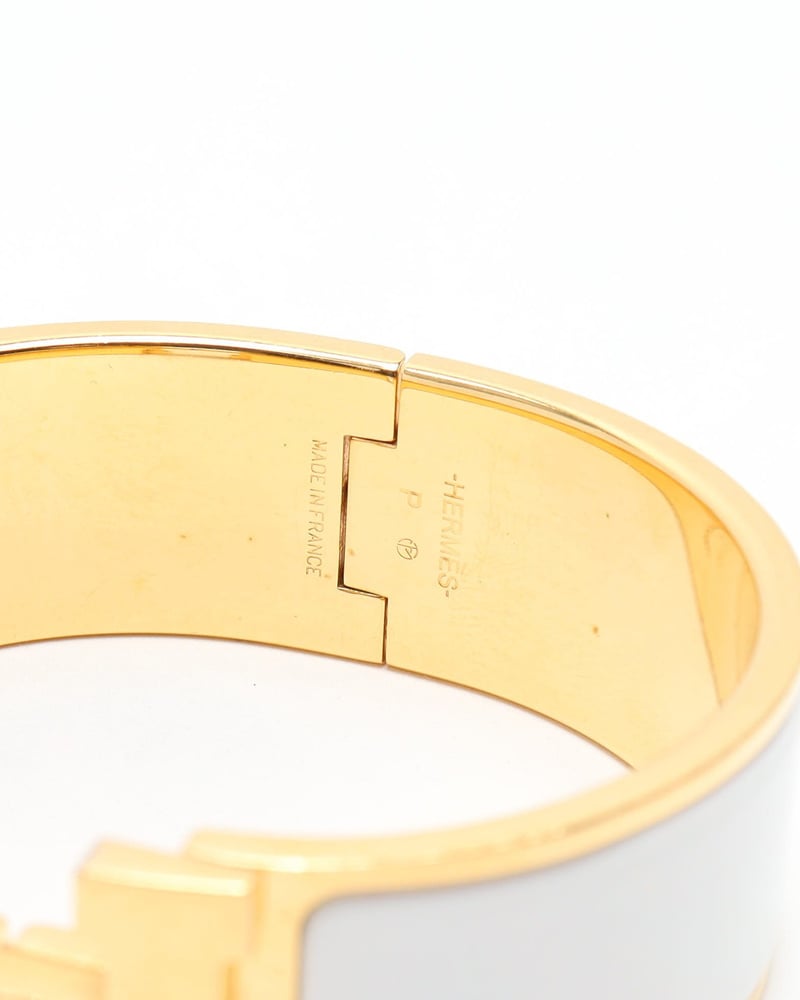 Vintage Hermès Clic Clac H Bracelet - 846-37885