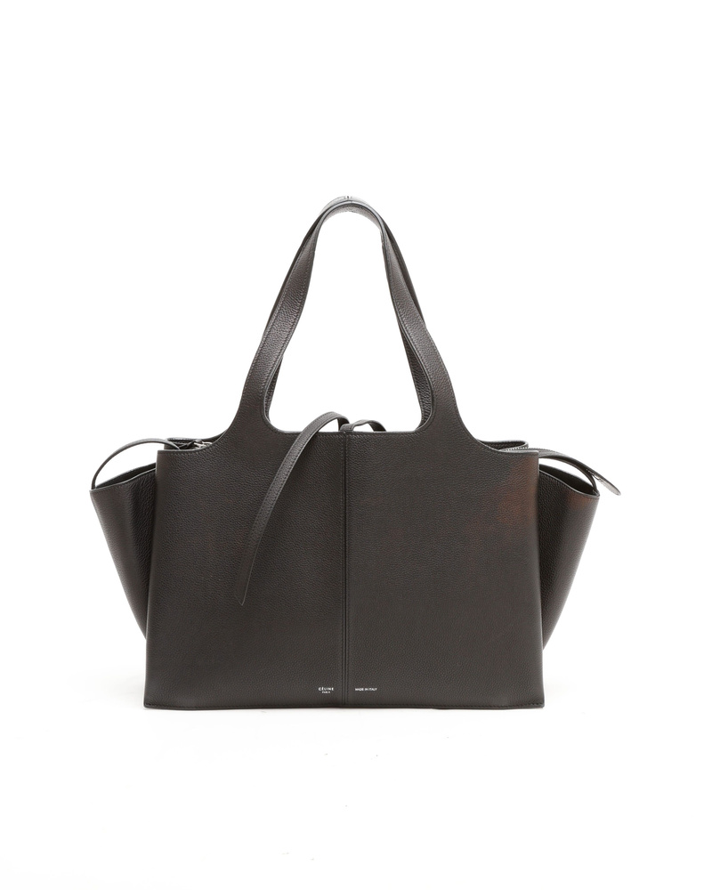 Vintage Céline Baby Grained Calfskin Medium Tri-Fold Väska - 849-19448