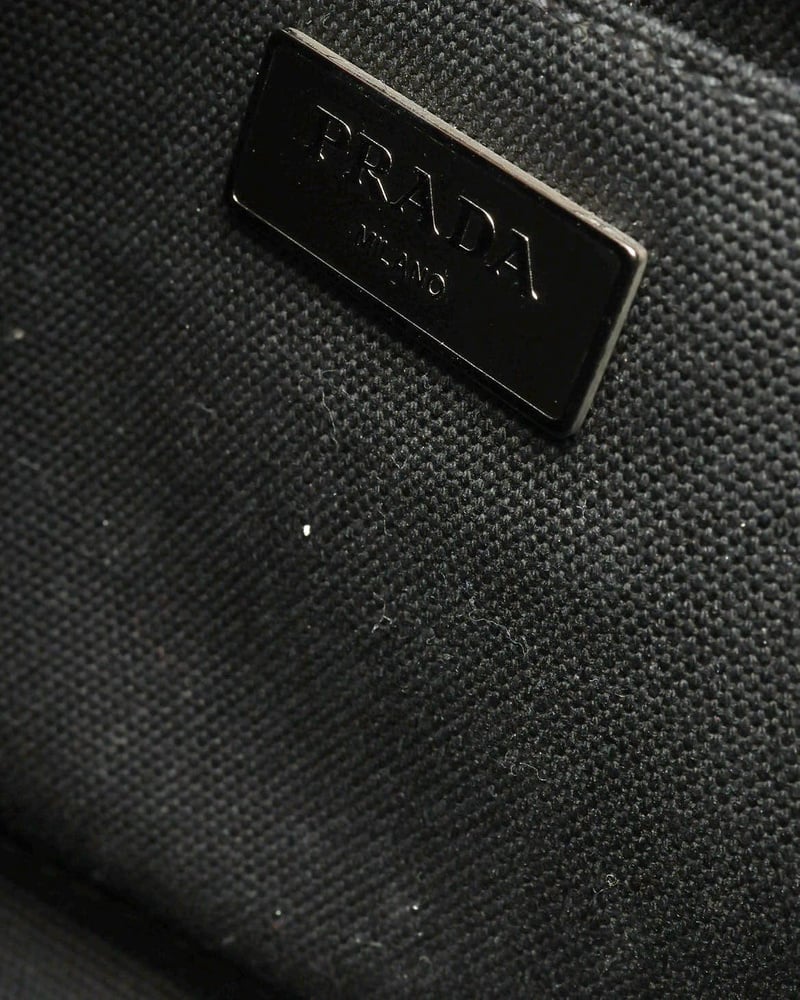 Vintage Prada Leopard Canapa Bag - A4101772