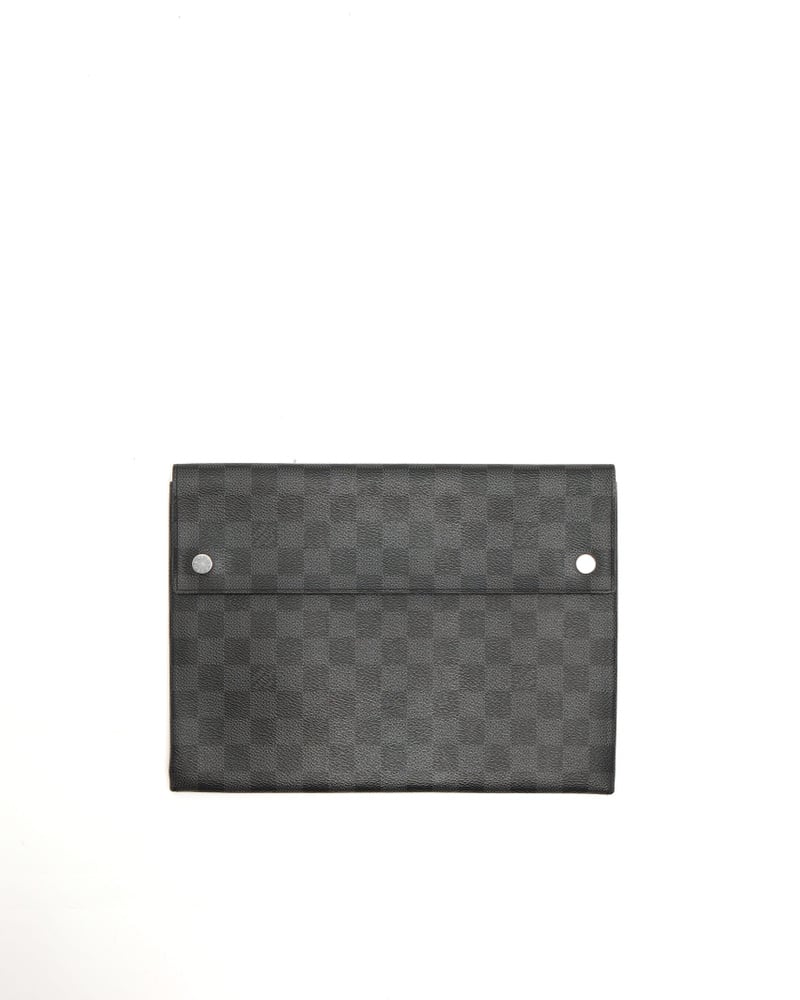 Vintage Louis Vuitton Damier Graphite Alpha Clutch - 848-39716