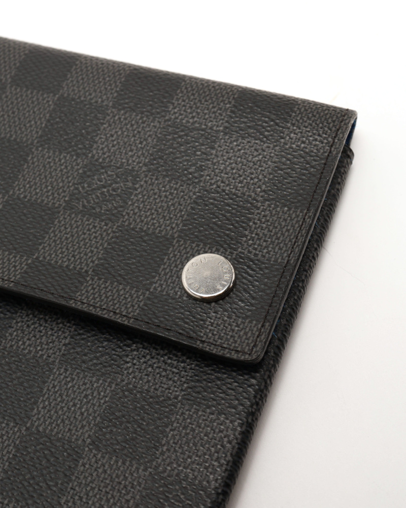 Vintage Louis Vuitton Damier Graphite Alpha Clutch - 848-39716