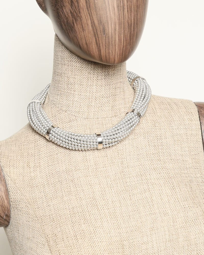 Vintage Céline Ball Chain Necklace - 847-37734