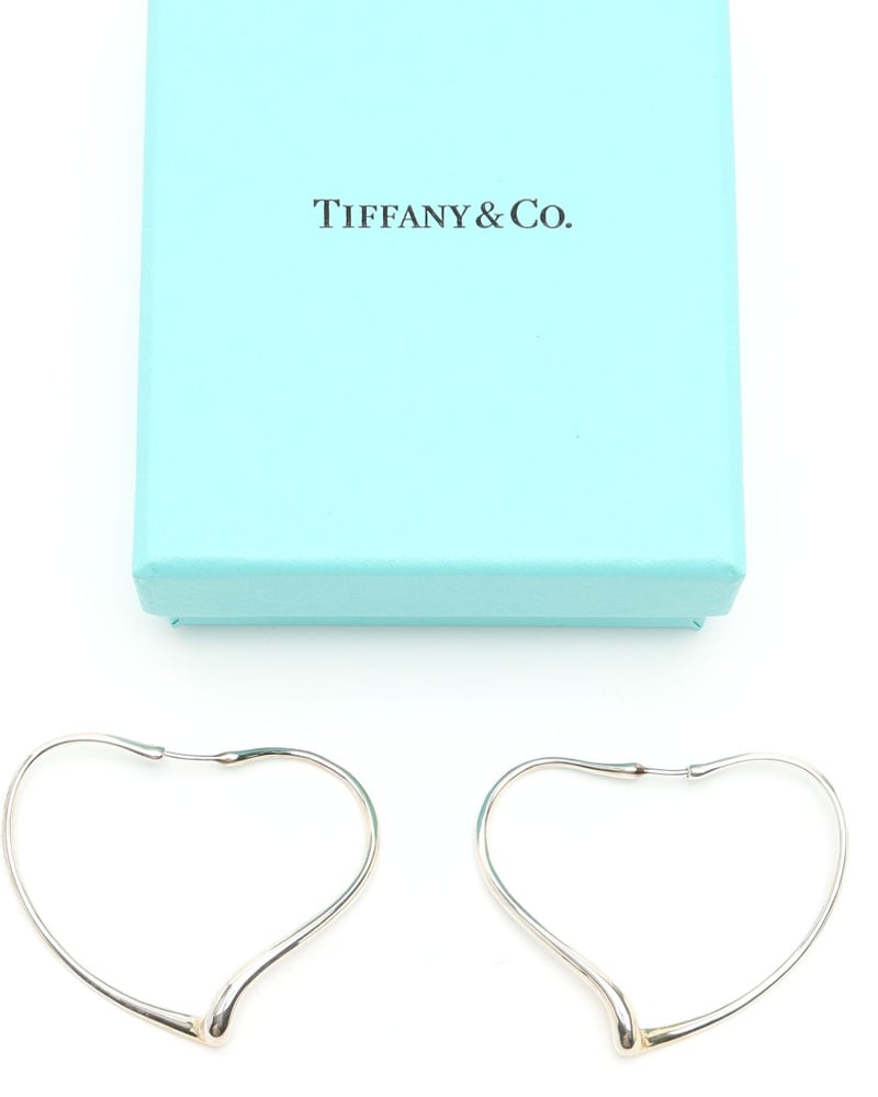 Vintage TIFFANY & CO Elsa Peretti Open Heart Creolen in Silber - A ...