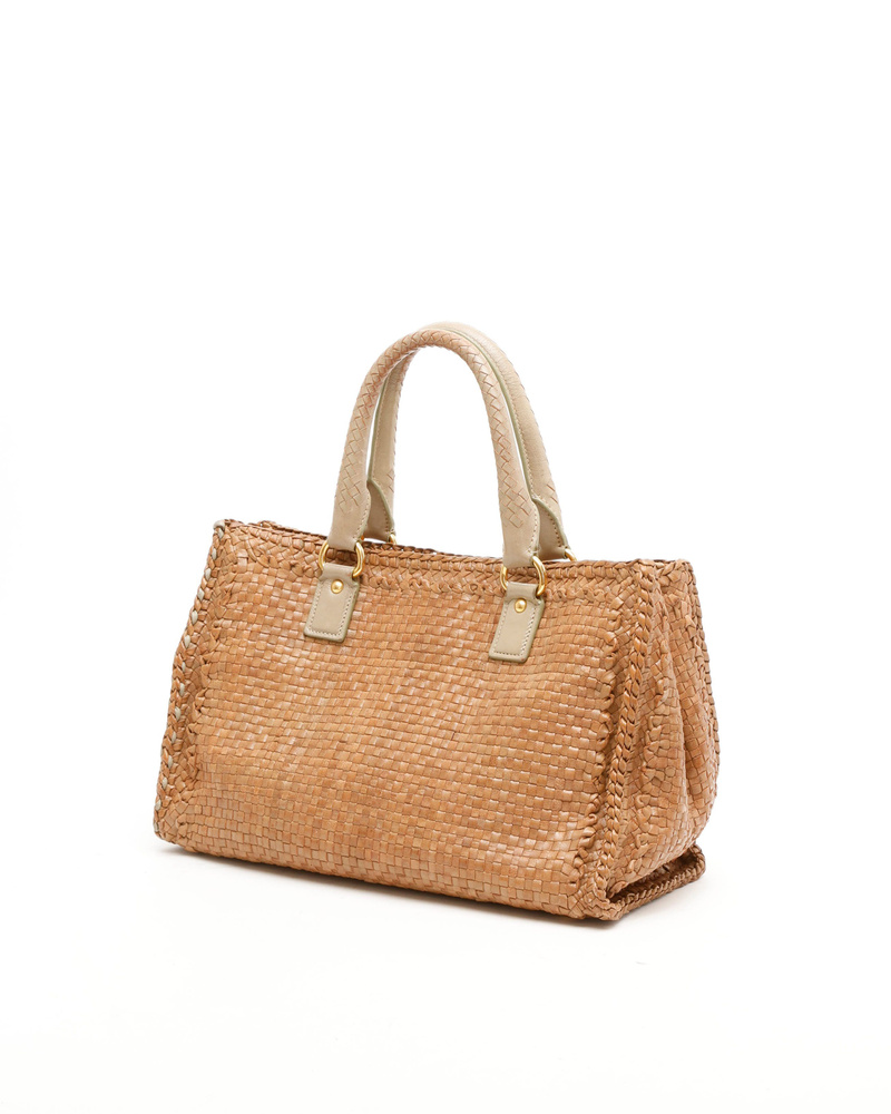 Vintage Prada Madras Tote Bag - 849-30339